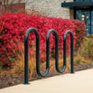 Anova Streetside 7-Bike/5-Loop Bike Rack, Powder Coated, Surface Mount ...
