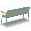 Anova Elevation 6' Recycled Plastic Bench | ELV80R