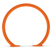 Anova Tandem Circle Powder Coated Bike Rack, Inground Mount | CIRCLEBRING