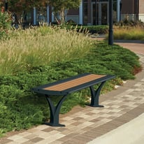 Anova Allure Recycled Plastic 4' Flat Bench | AL1994R