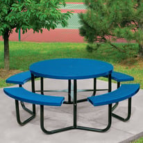 Anova Round Expanded Steel Table, Portable Frame | F1113