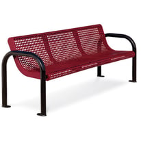 Anova Ultra 6' Perforated Steel Bench, Portable/Surface Mount | D1027