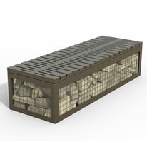 Anova Canyon Fusion Advantage Steel Gabion-Style 6' Bench | CAN1872P