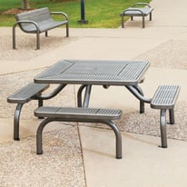 Anova Ultra Perforated Steel Table | D2015