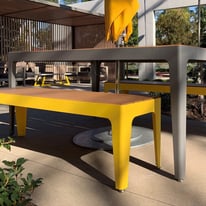 Anova Mixx 5' Recycled Plastic Flat Bench | MIX2960R