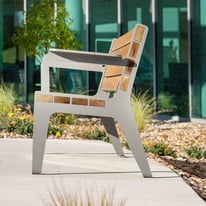 Anova Madison 6' Thermory Contour Bench | THMC6