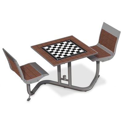 Anova Beacon Hill Recycled Plastic Bistro Game Table, 2 Seats | BH1801R-GT