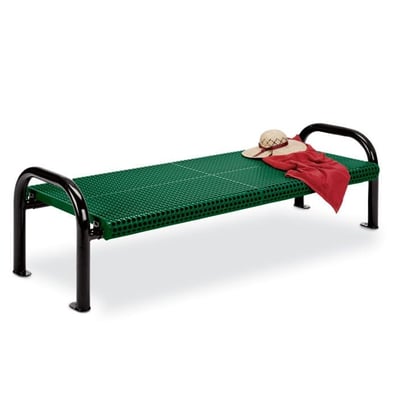 Ultra 6' Perforated Steel X-Wide Flat Bench, Portable/Surface Mount | D1360
