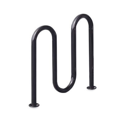 Streetside 5-Bike/3-Loop Bike Rack, Powder Coated, Surface Mount ...