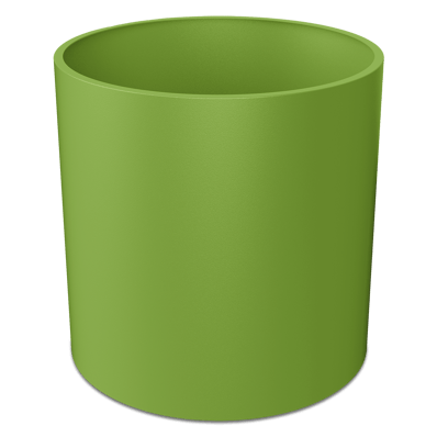 ANOVA 36"H x 36"DIA. ROUND RIMMED ALUMINUM PLANTER | PLARD3636A