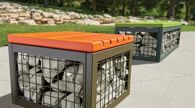 Blog: Gabion-Style Benches