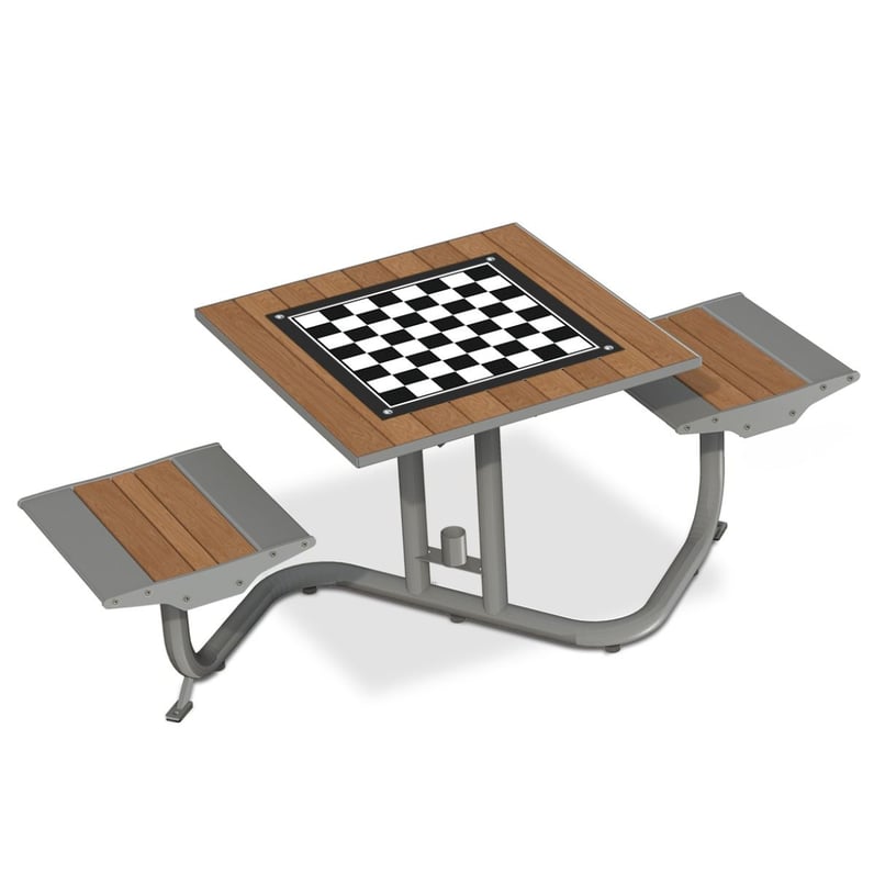Anova Beacon Hill Thermory Bistro Game Table, 2 Flat Seats | BH1800T-GT