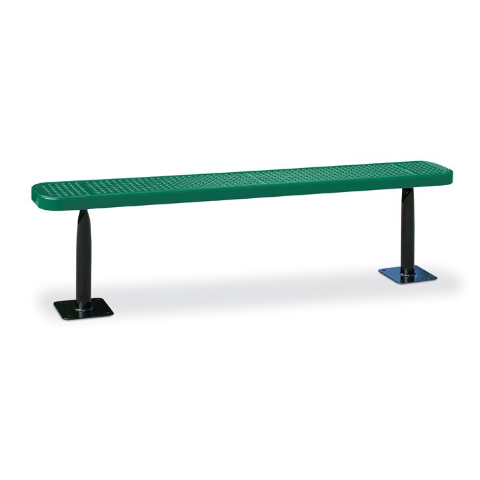 Anova Victory 6' Perforated Steel Flat Bench, Traditional Edge, Surface ...