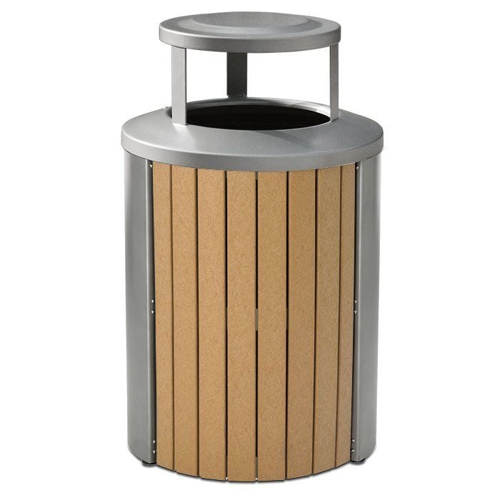 Anova Madison 35 Gallon Recycled Plastic Receptacle, Bonnet Top | TR35BT