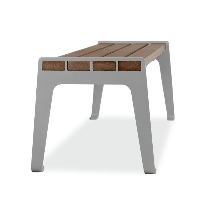 Anova Madison 6' Recycled Plastic Flat Bench | RCPMF6