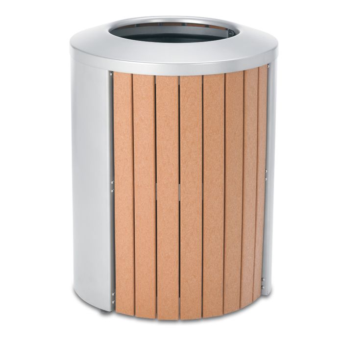 Anova Madison 35 Gallon Recycled Plastic Receptacle, Open Top | TR35OT