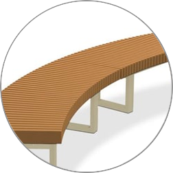 Infinity | Custom | Curved and Linear Benches