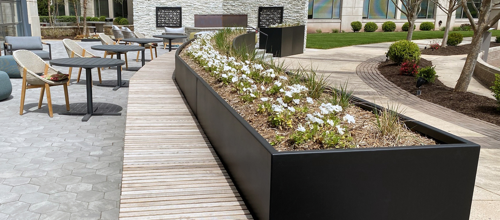 Infinity | Custom | Curved and Linear Benches