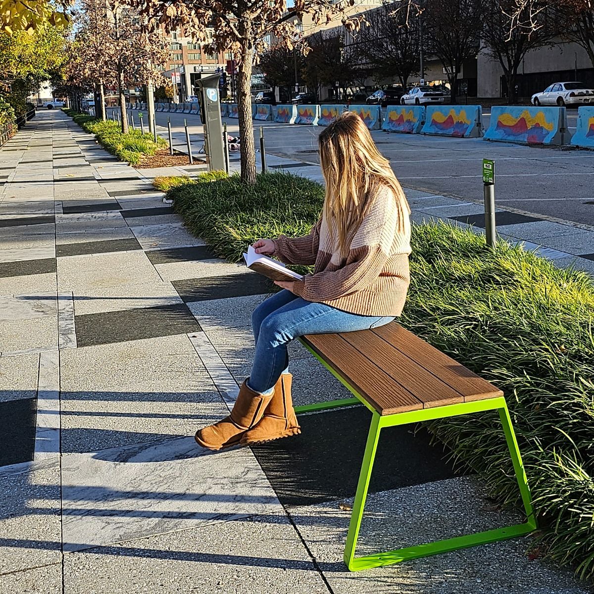 Anova Vibe 4' Recycled Plastic Dining Bench | RLA48R