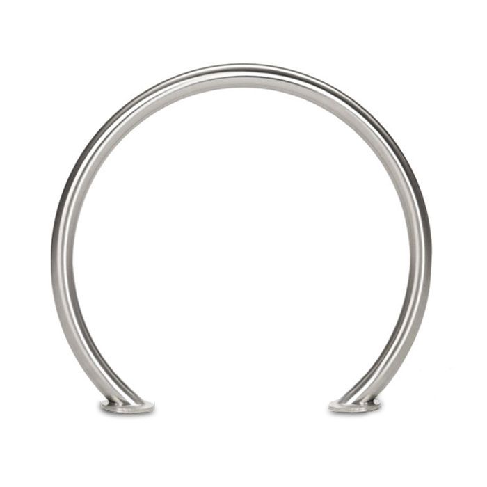Anova Tandem Circle Stainless Steel Bike Rack, Inground Mount ...