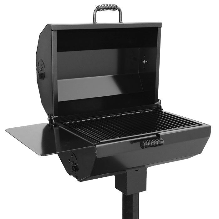 Smoker Grill with Inground Mount Post | 500PRSG