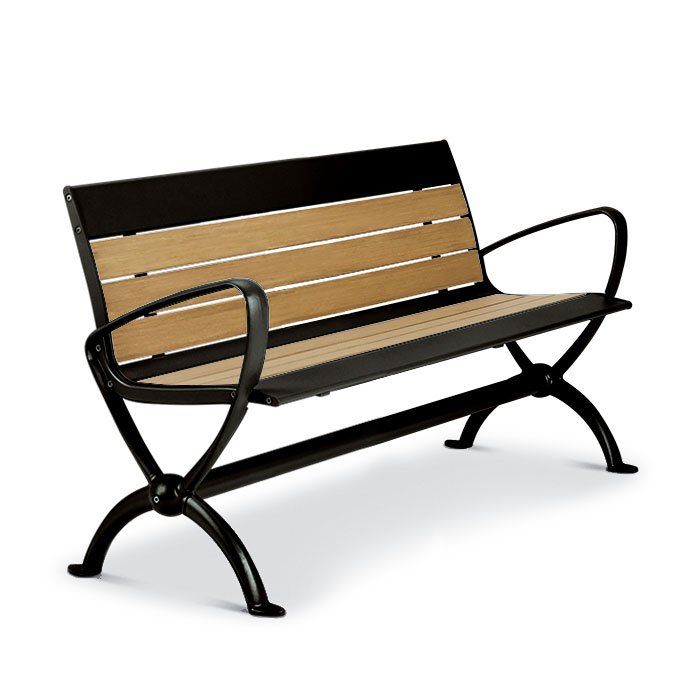 Anova Beacon Hill Recycled Plastic 4' Contour Bench | BH1884R