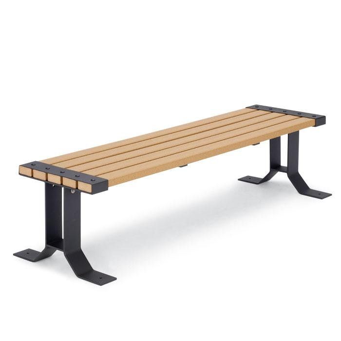 Anova Wainwright 6' Recycled Plastic Flat Bench | RCPWF6