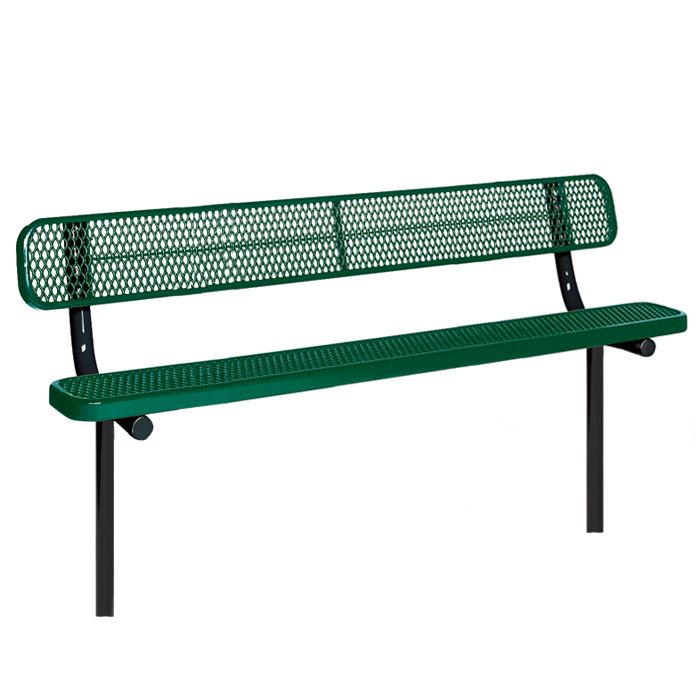 Anova Victory 8' Expanded Steel Bench, Traditional Edge, Inground Mount ...