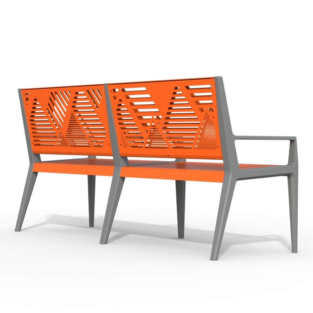 Anova Tandem 6' Contour Bench w/Center Armrest, Mountain Range | TAN3483MR
