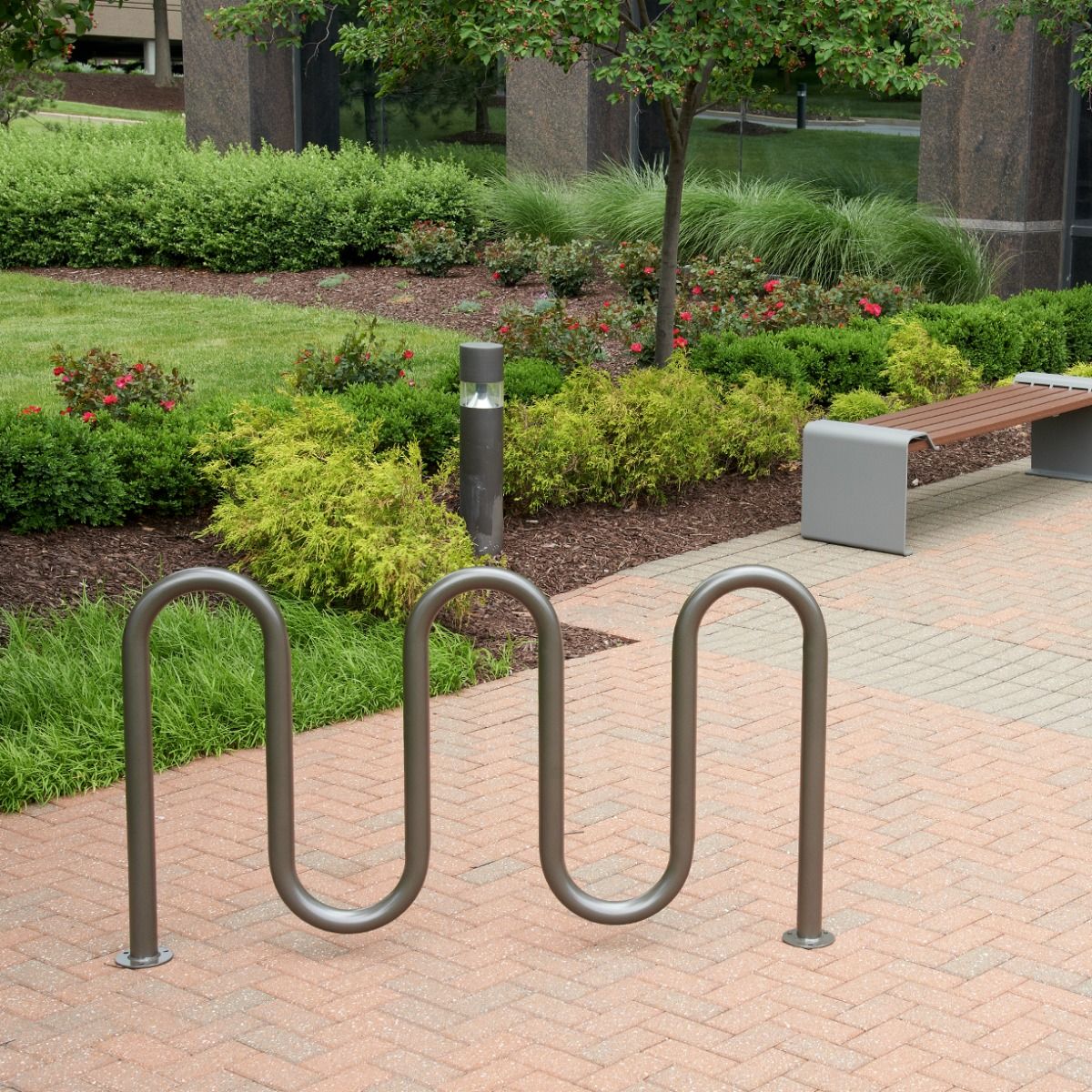 Anova Streetside 7-Bike/5-Loop Bike Rack, Fusion Advantage Finish ...
