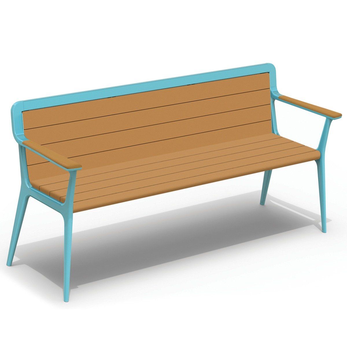 Anova Elevation 6' Recycled Plastic Bench | ELV80R
