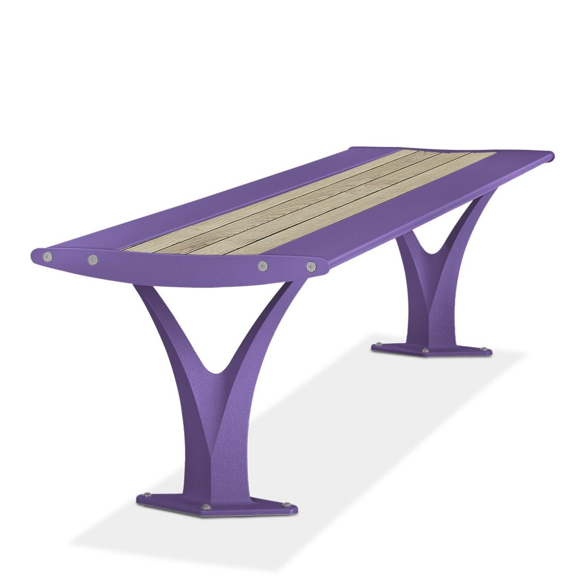 Anova Allure Recycled Plastic 6' Flat Bench | AL1990R