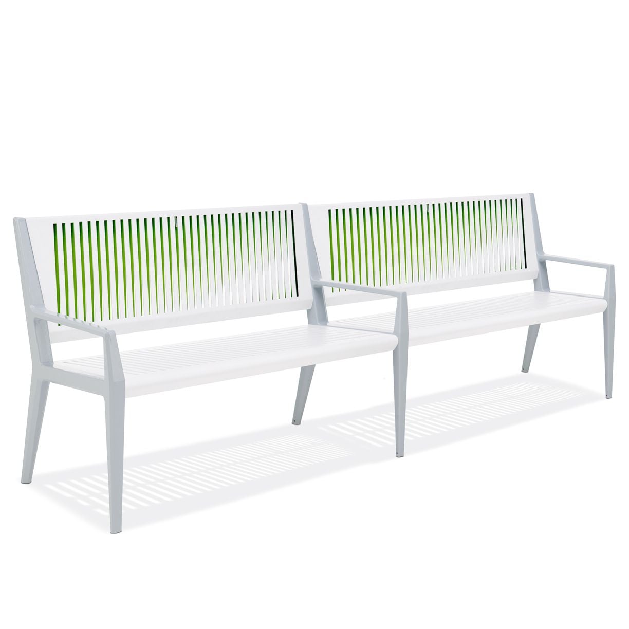 Anova Tandem 8' Contour Bench w/Center Armrest, Perspective | TAN3484P