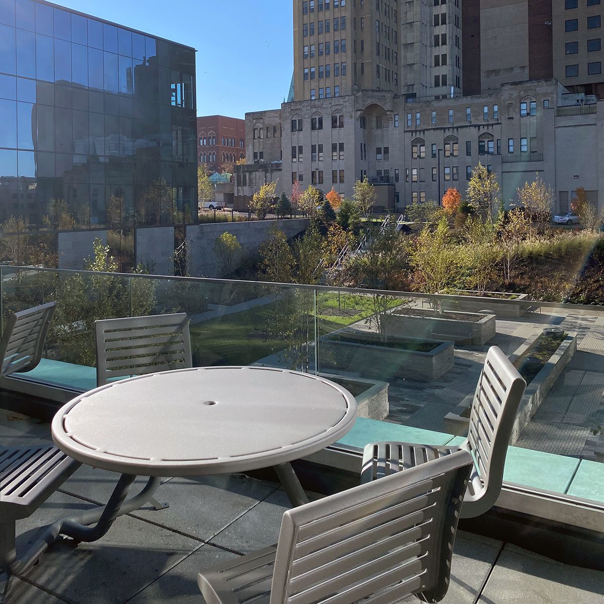 Anova Exposition Table with 6 Contour Swivel Seats | LEX1660S