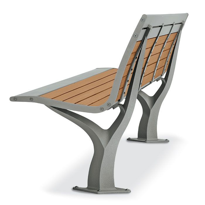 Anova Allure Recycled Plastic 6' Contour Bench | AL1980R