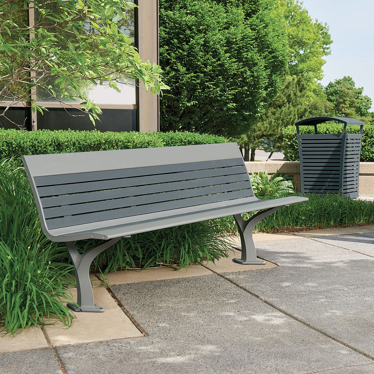 Anova Allure Aluminum 4' Contour Bench | AL1984