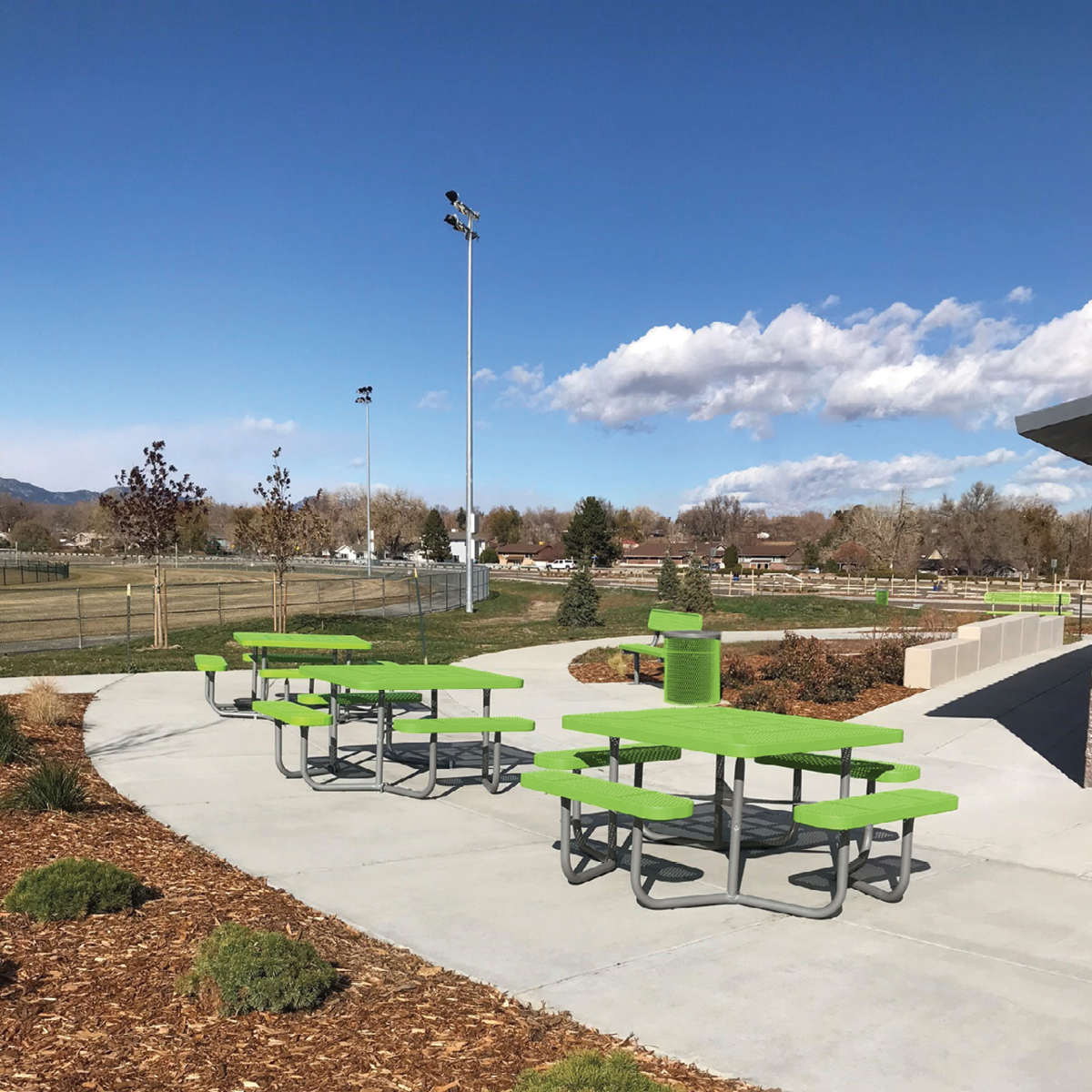 Anova Square Expanded Steel Table, Portable Frame | F1111