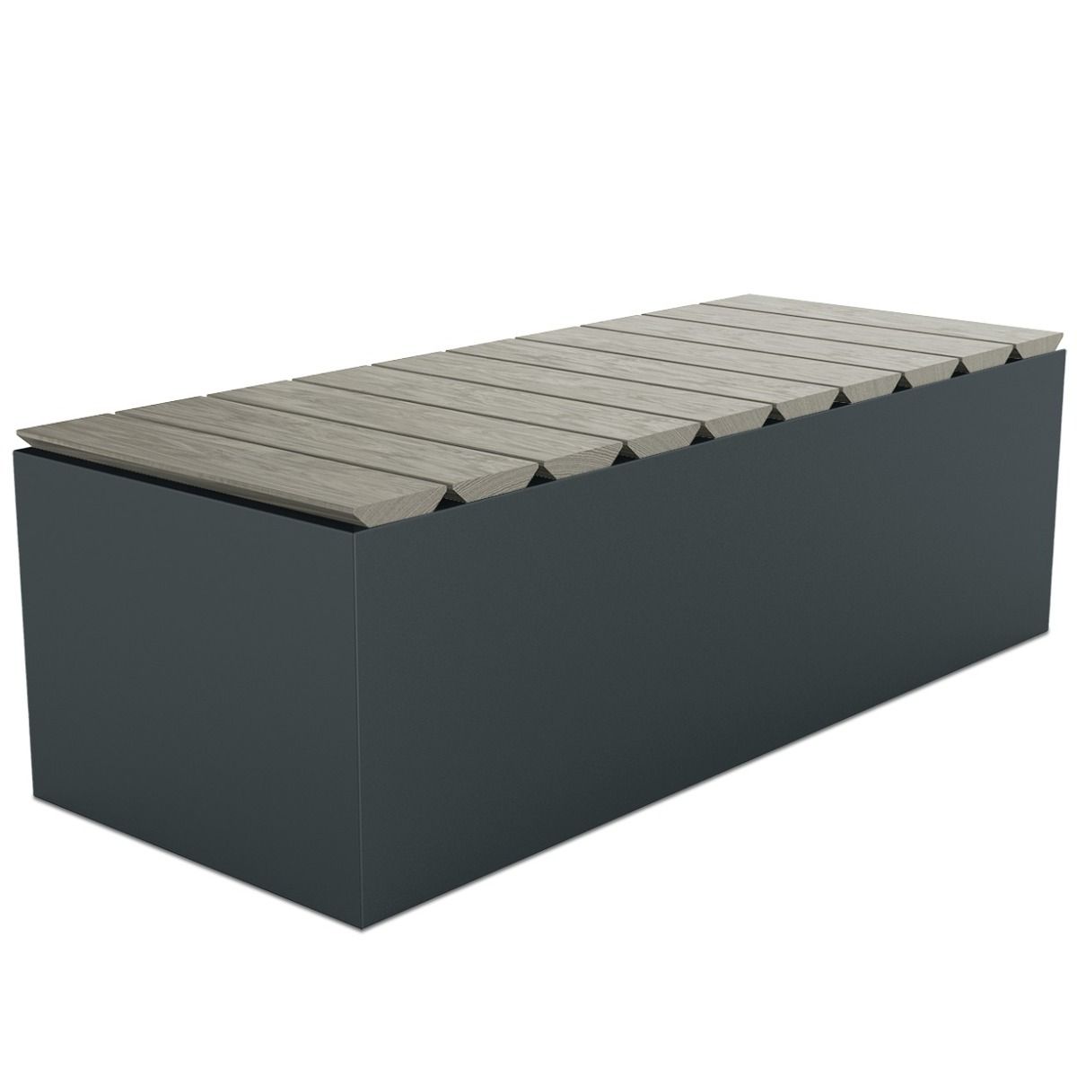Anova Connect 5' Recycled Plastic Flat Bench, Front to Back Seat Planks ...