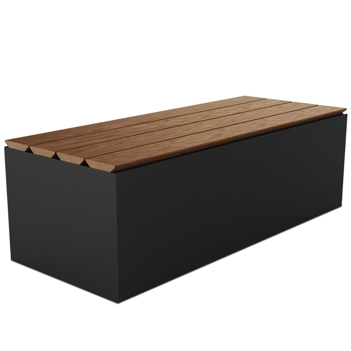 Anova Connect 5' Thermory Flat Bench, Left to Right Seat Planks | CON60ET