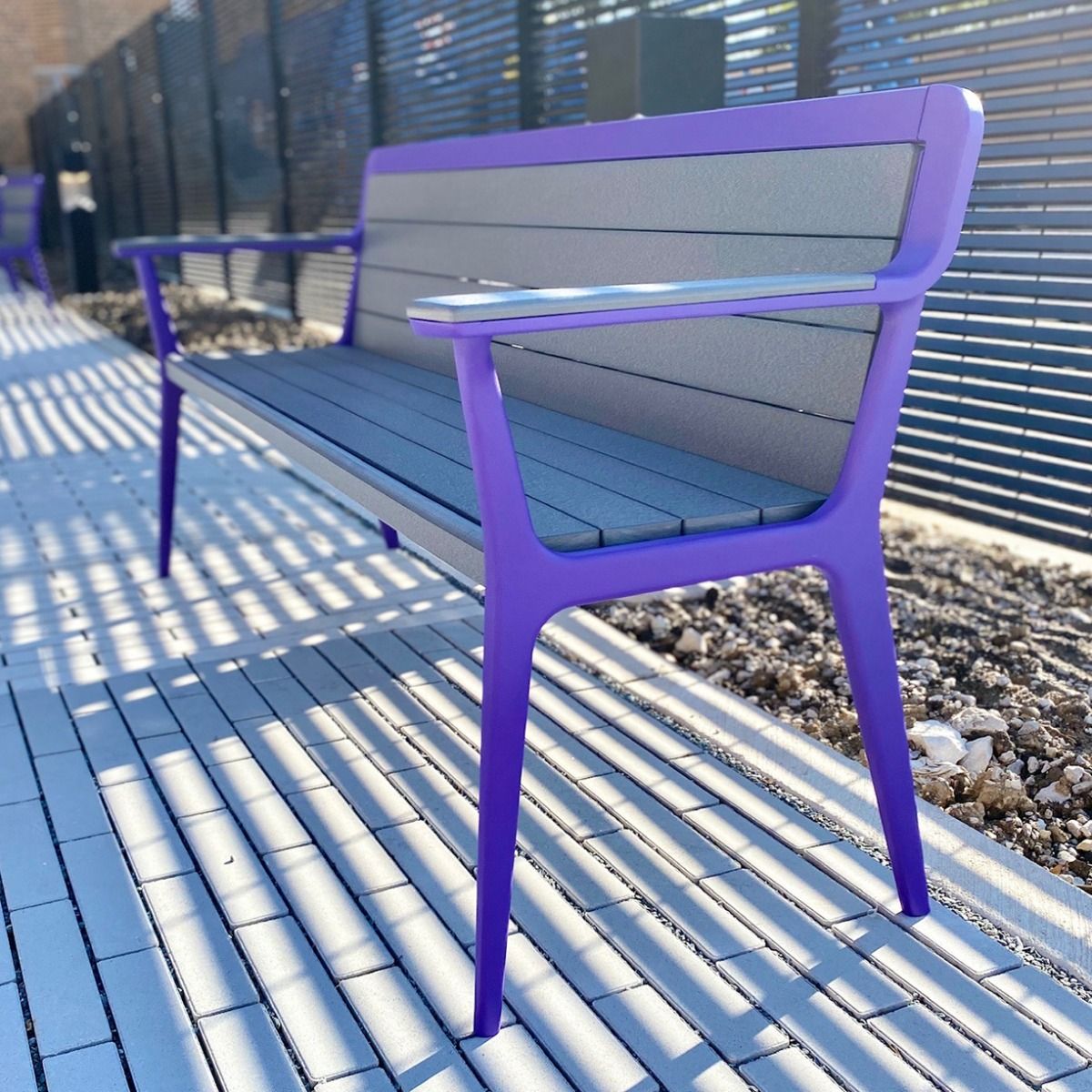Anova Elevation 6' Recycled Plastic Bench | ELV80R