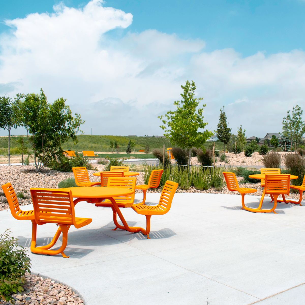 Anova Exposition ADA Table with 4 Contour Swivel Seats | LEX1640S