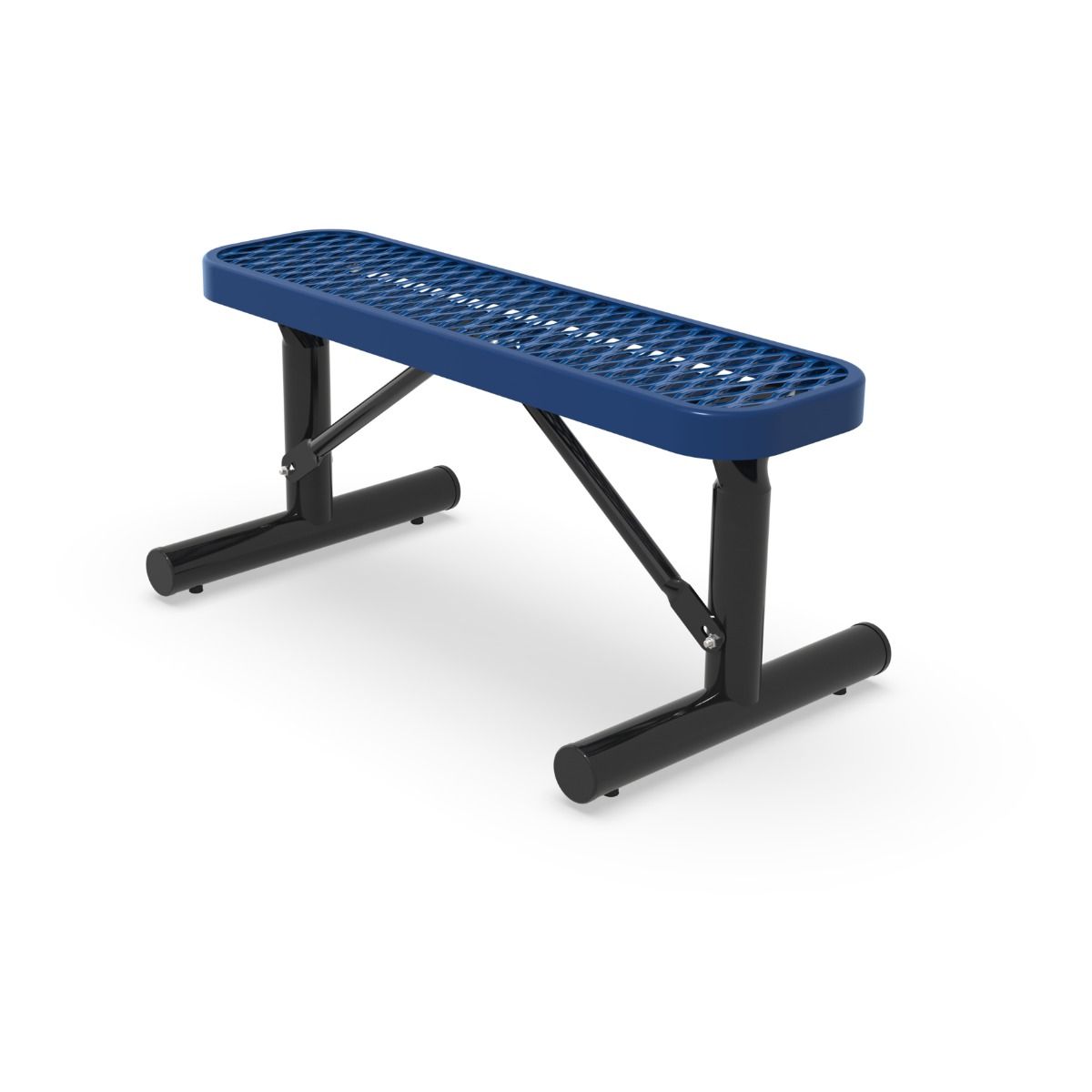 Anova Victory 3' Expanded Steel Flat Elementary Bench, Portable Non ...
