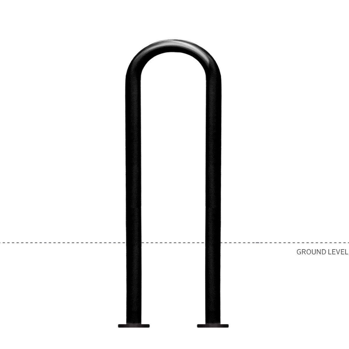 Anova Streetside 7-Bike/5-Loop Bike Rack, Powder Coated, Inground Mount ...