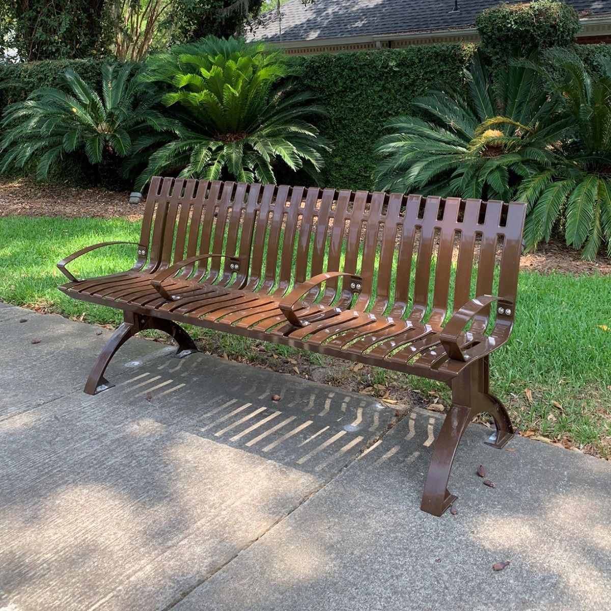 Anova Latitude 6' Contour Bench with Divided Seating | L1441P