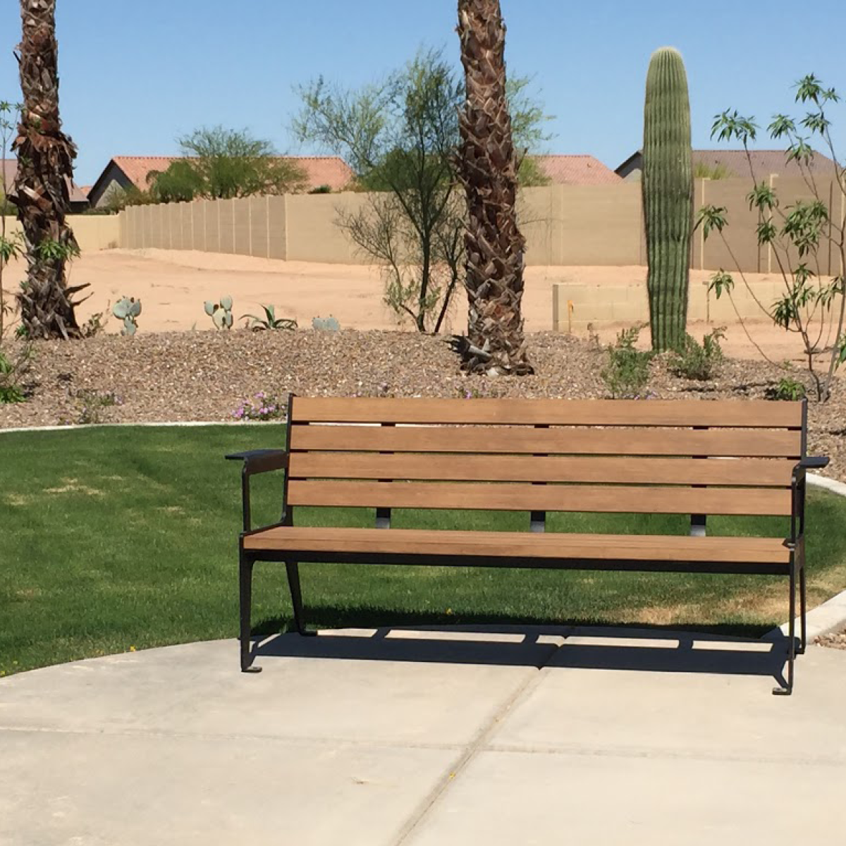 Anova Madison 6' Thermory Contour Bench | THMC6