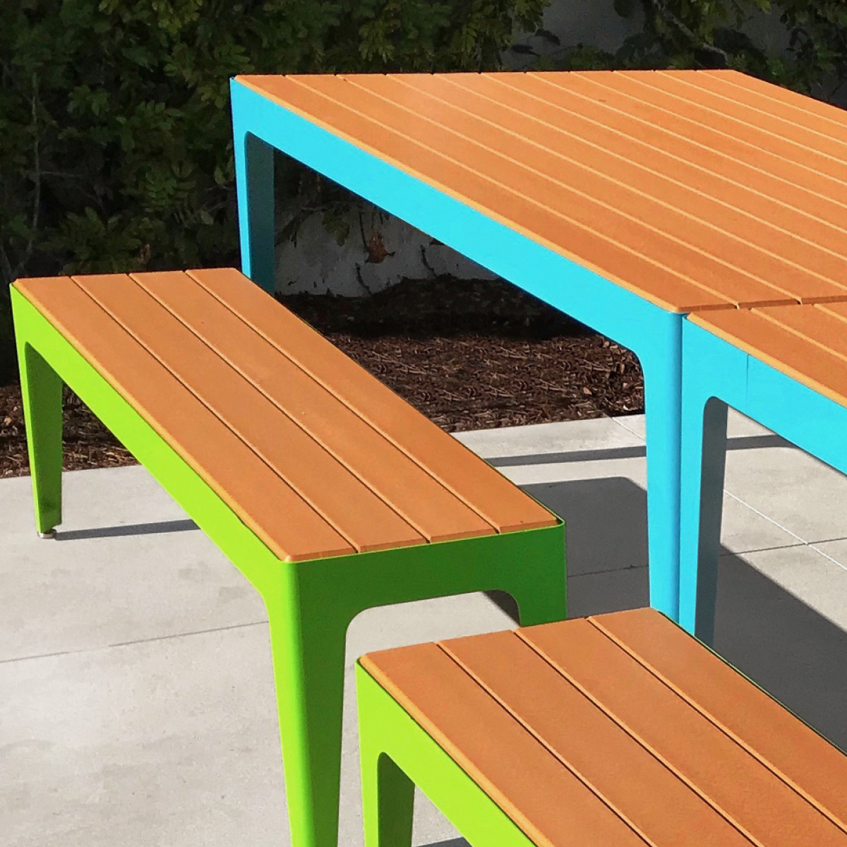 Anova Mixx 5' Recycled Plastic Flat Bench | MIX2960R