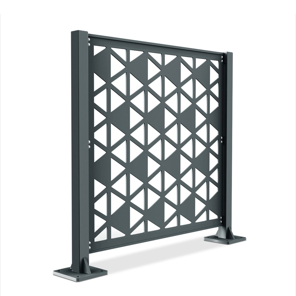 Anova 4' x 4' Horizontal Privacy Screen, Triangle Pattern, Surface ...