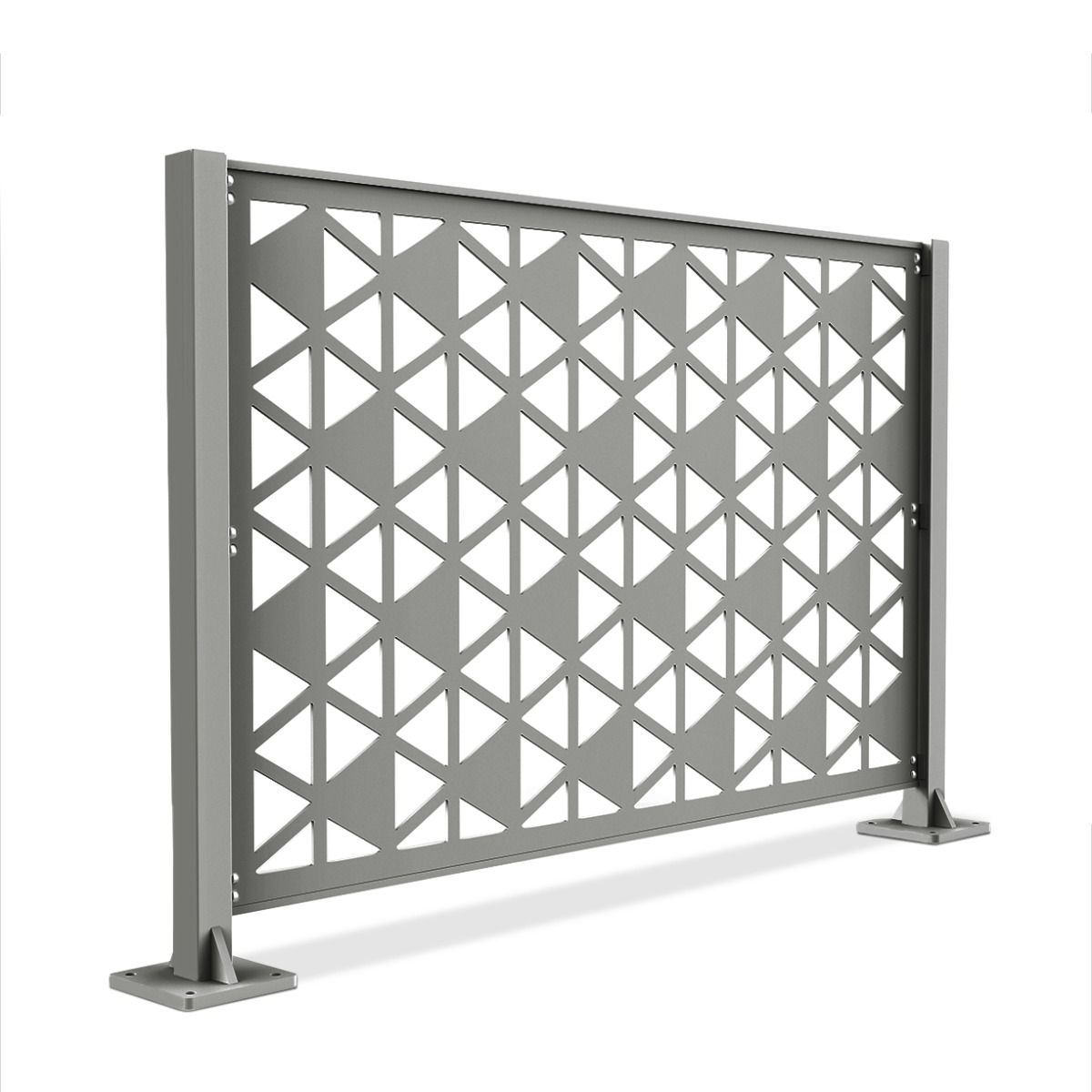 Anova 6' x 4' Horizontal Privacy Screen, Triangle Pattern, Surface ...