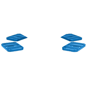 Anova Hexagonal ADA Picnic Table, 4 Flat Seats | L3015HX