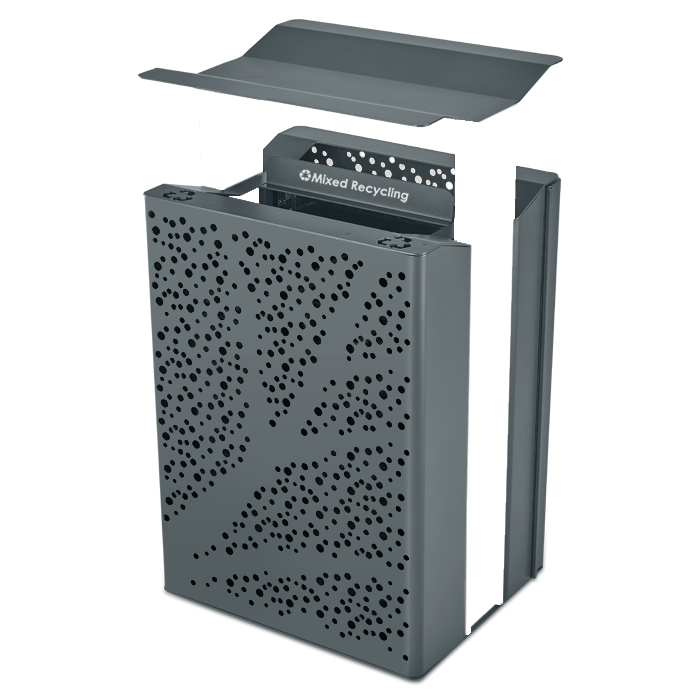 Anova Airi Leaf 45-Gal. Dual Trash/Recycler with Side Door | AE2645RCT-LF